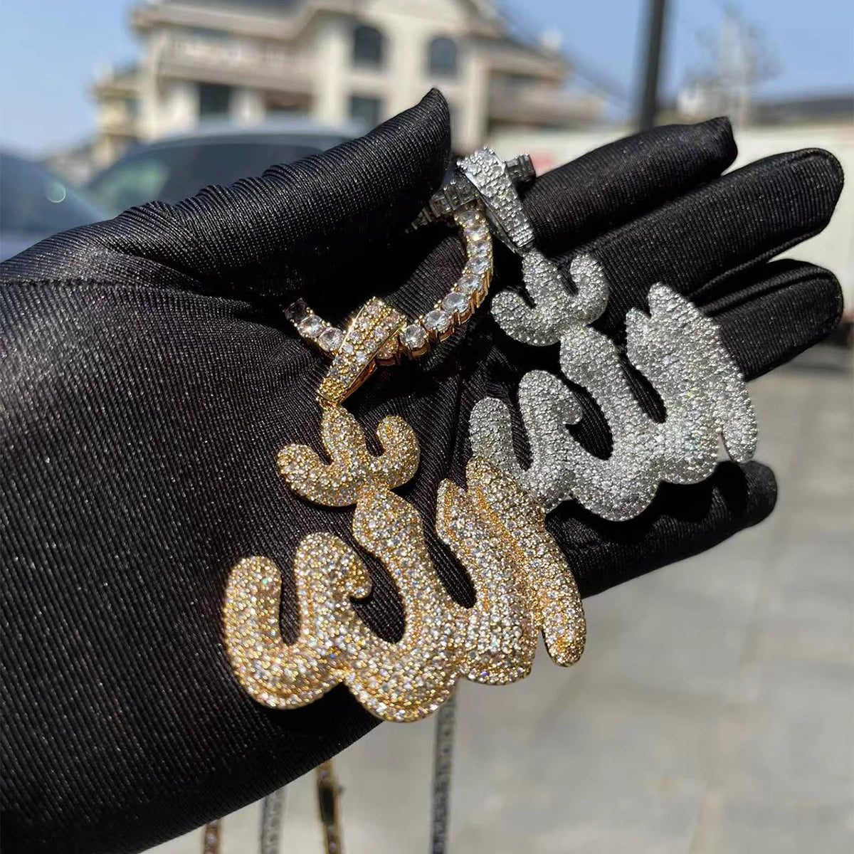Diamond Allah Pendant – Drip Culture Jewelry