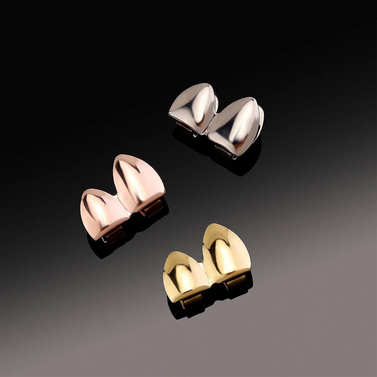 18K Gold 2-Tooth Grillz | Luxury Custom Gold Grill Caps – Drip Culture ...