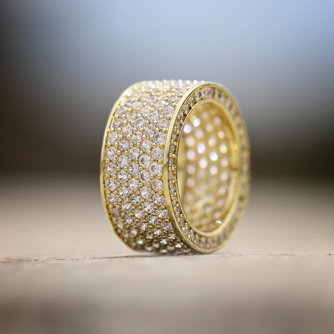 18K Gold Frozen Ring – Drip Culture Jewelry
