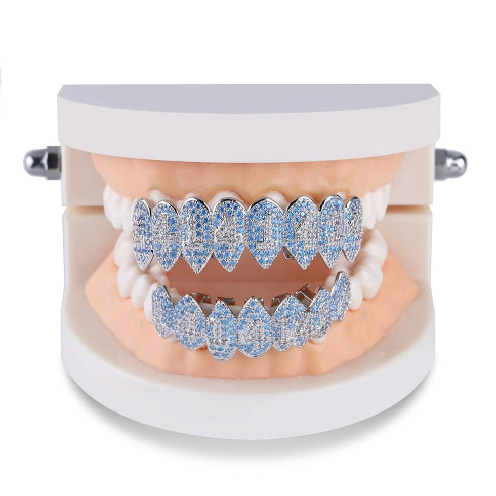 Platinum 1400 Grillz - Trippie redd grillz - Iced out grillz – Drip ...